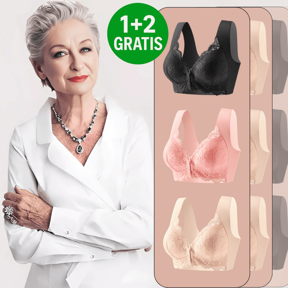 Lustiva™ | Formende Büste ohne Bügel mit Vorderseiteverschluss - 1+2 G – Finezo.de